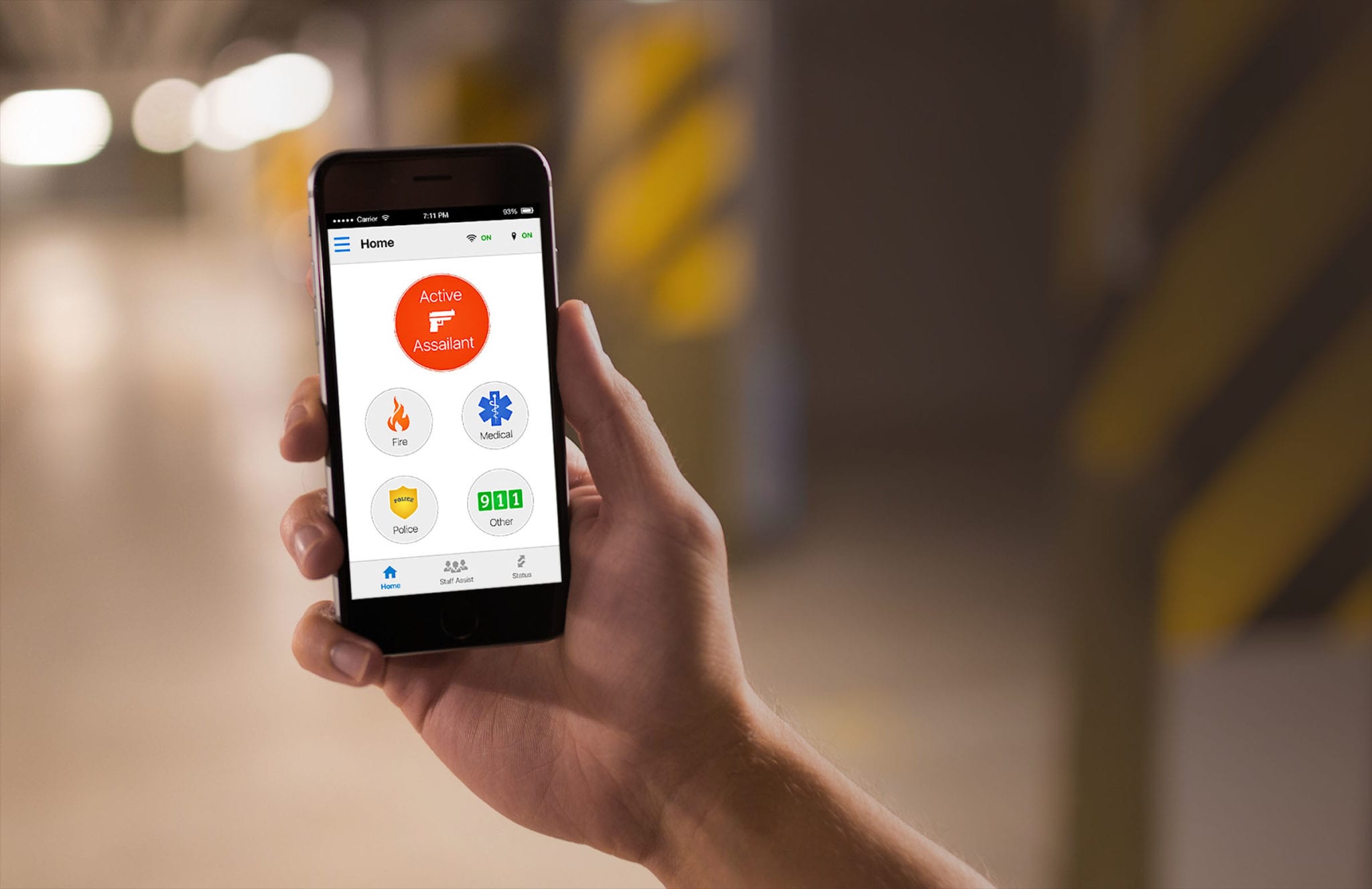 Rave Panic Button Emergency Safety Notification App Overview