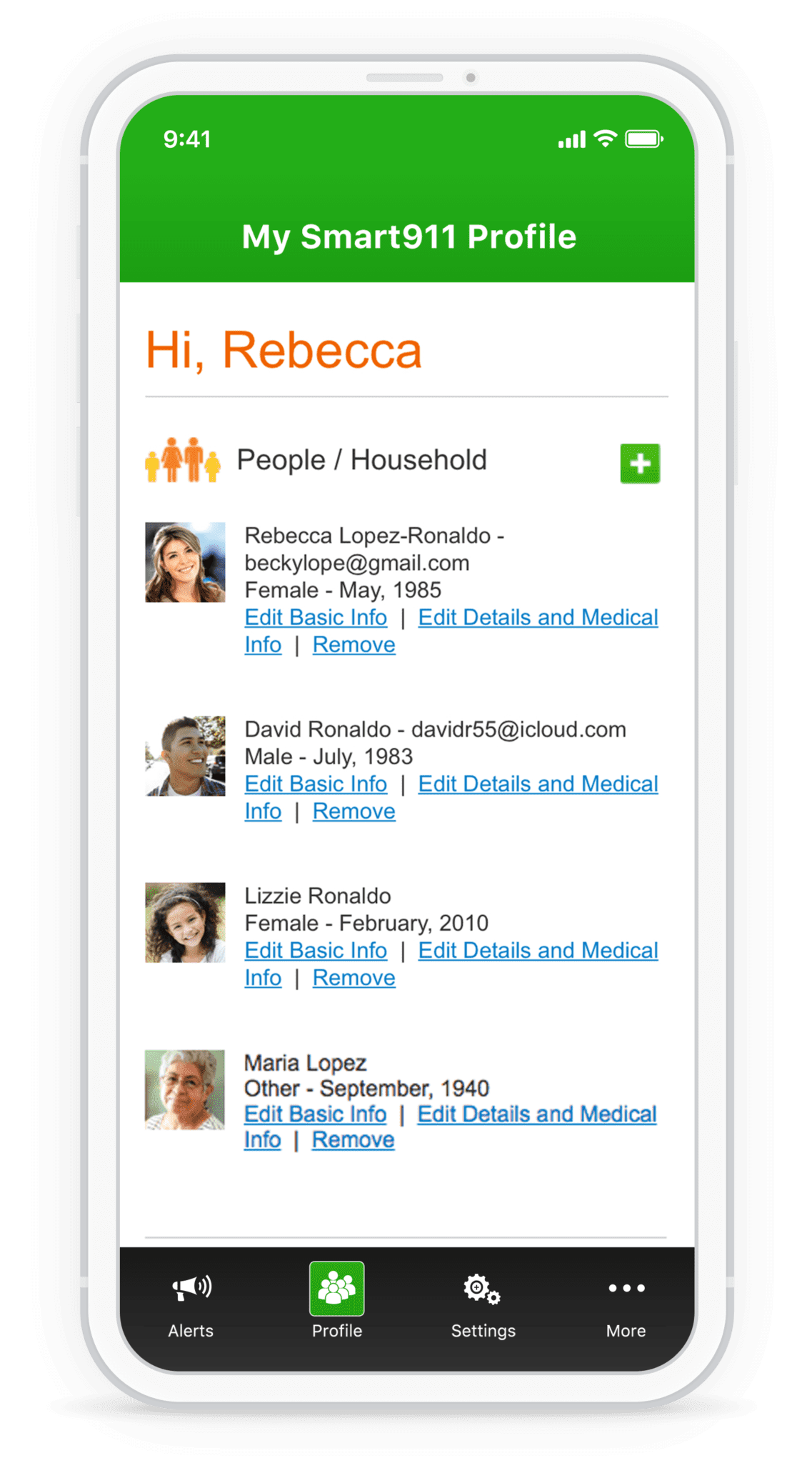 Smart911 Safety Profiles for Improved Emergency Response