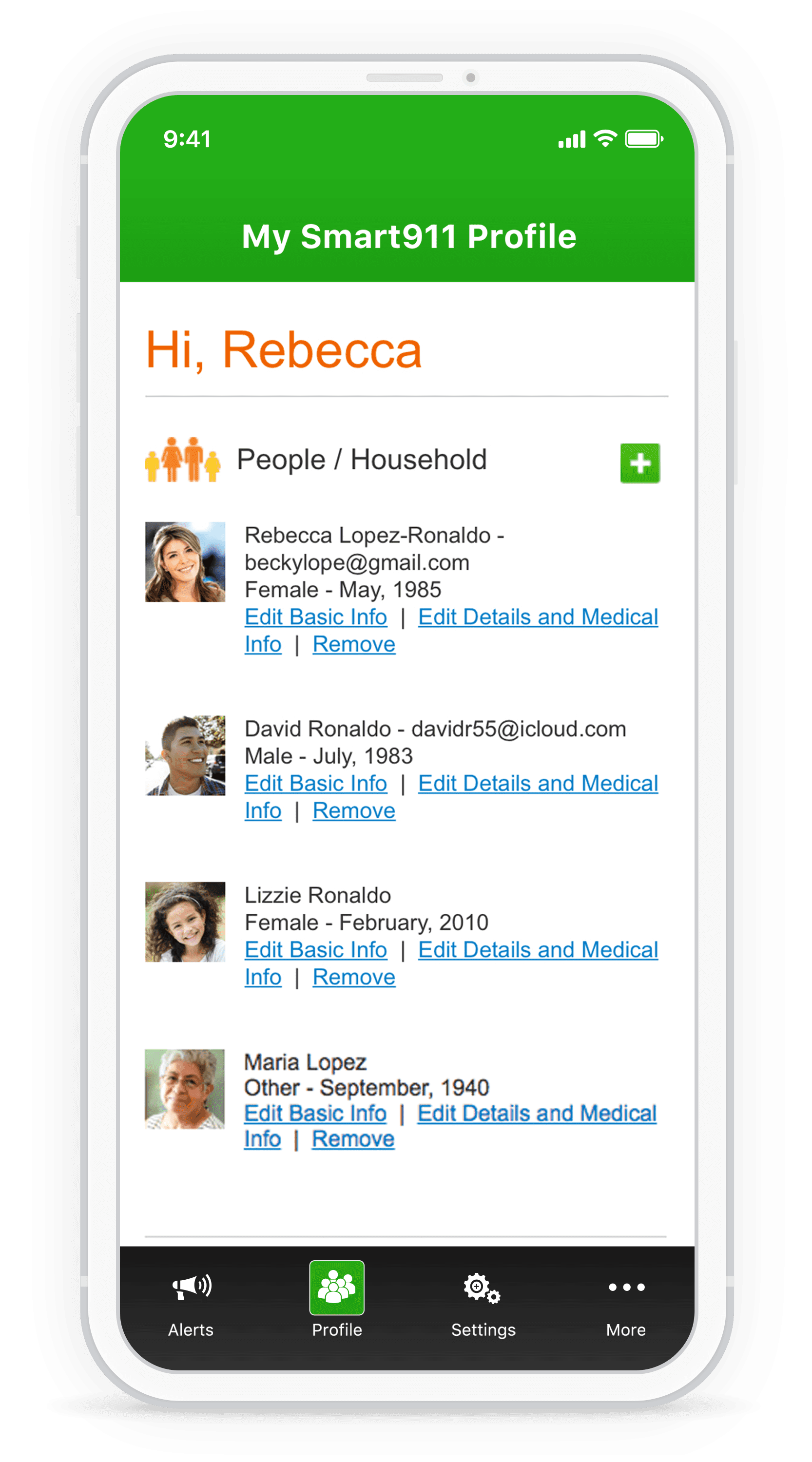 Smart911 Safety Profiles for Improved Emergency Response